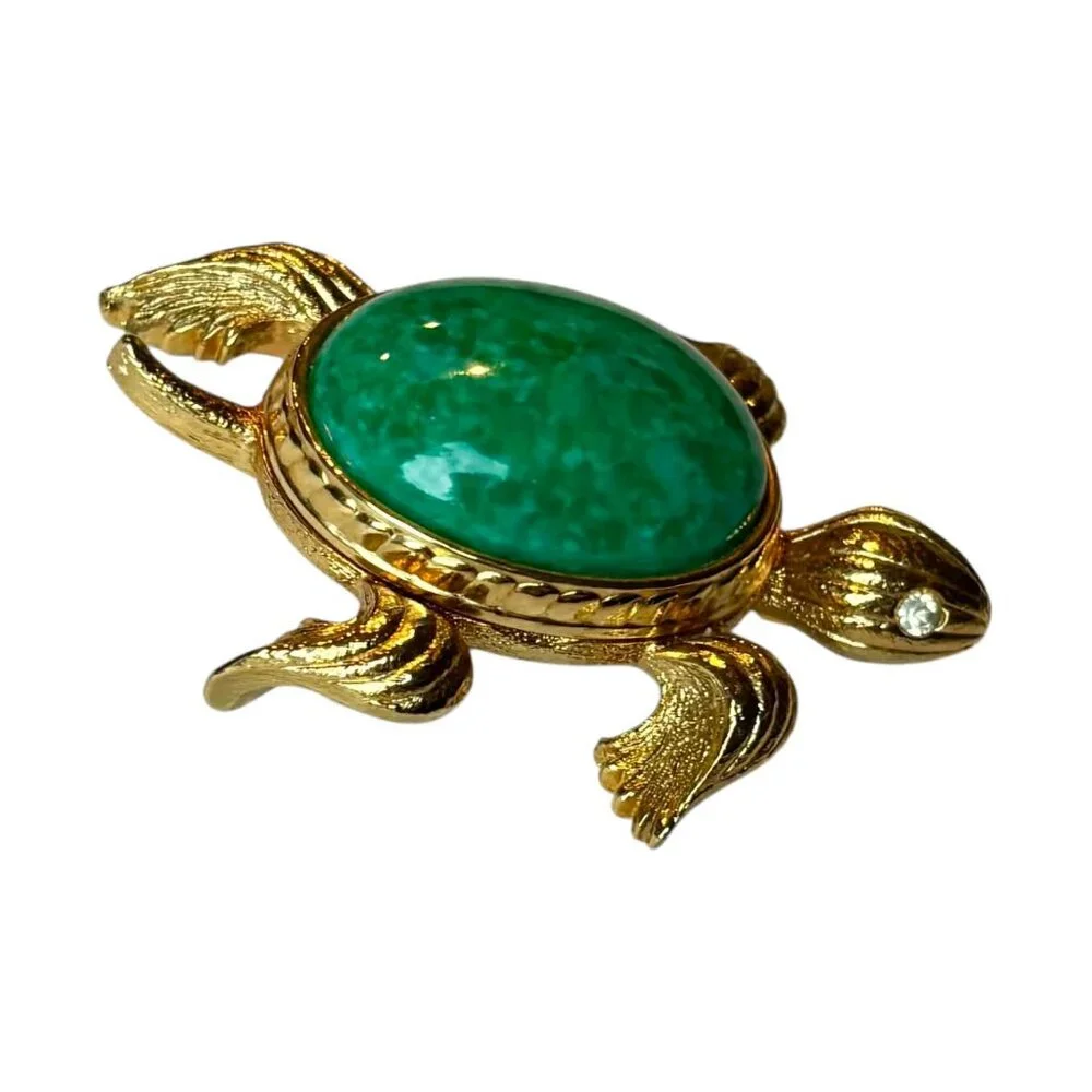 Avon | Bath & Body | Vintage Avon Sea Turtle Solid Perfume Compact 7s ...